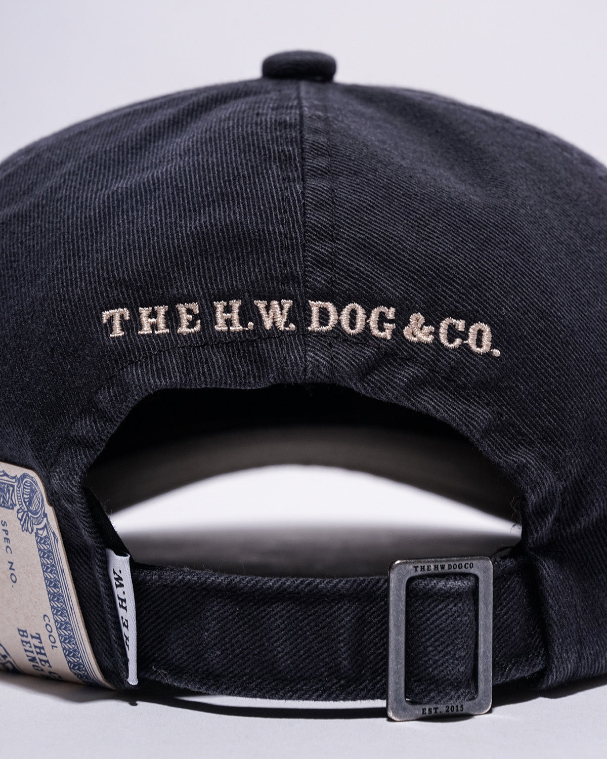 BIO WASH UNION CAP - Black – THE H.W.DOG&CO.